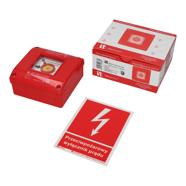 Emergency switches - Ręczny przycisk przeciwpożarowego wyłącznika prądu ...
